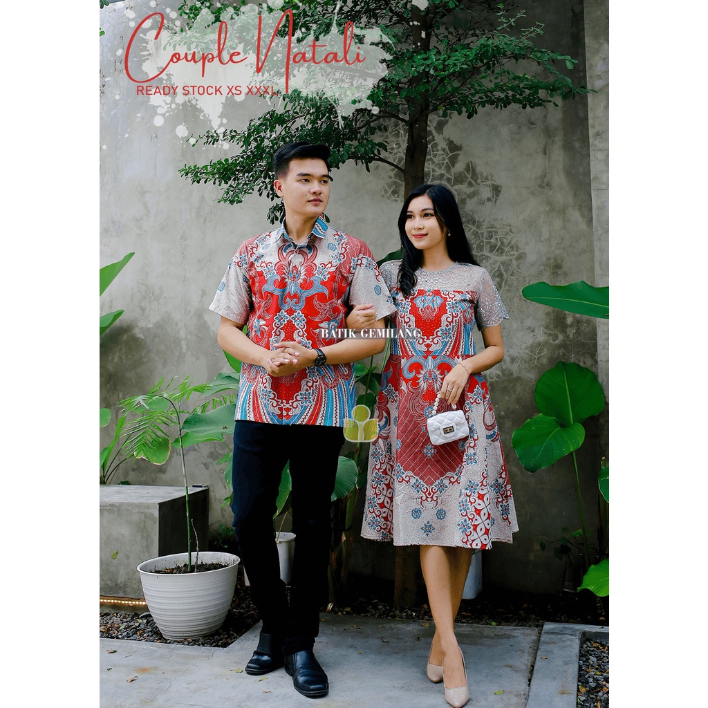 Christmas Motif | Couple Batik Gemilang Full And Tricot Premium Batik Original Solo | Batik ...