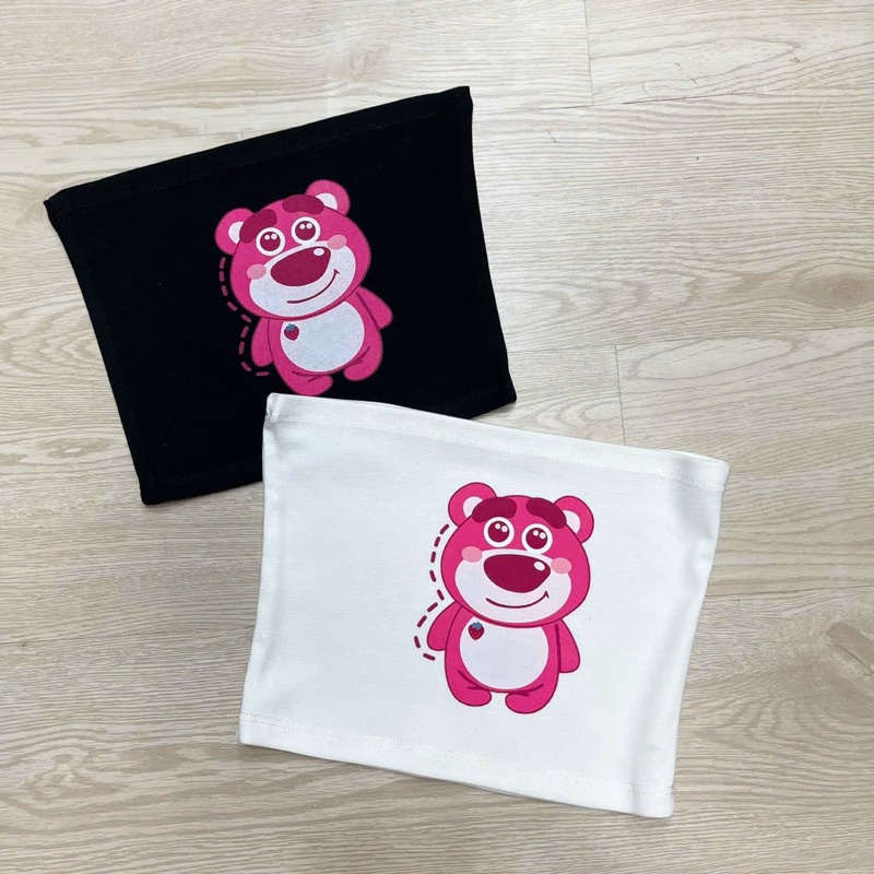 Lotso Smile Lucky Cartoon Strawberry Bear Tube Shirt Super Hot 3D ...