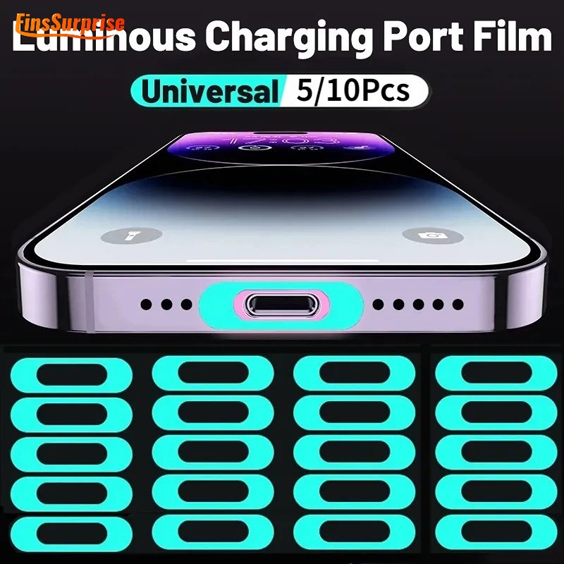 [Surprise] 5/10Pcs Phone Tablet Luminous Protective Film For IOS Type-C ...