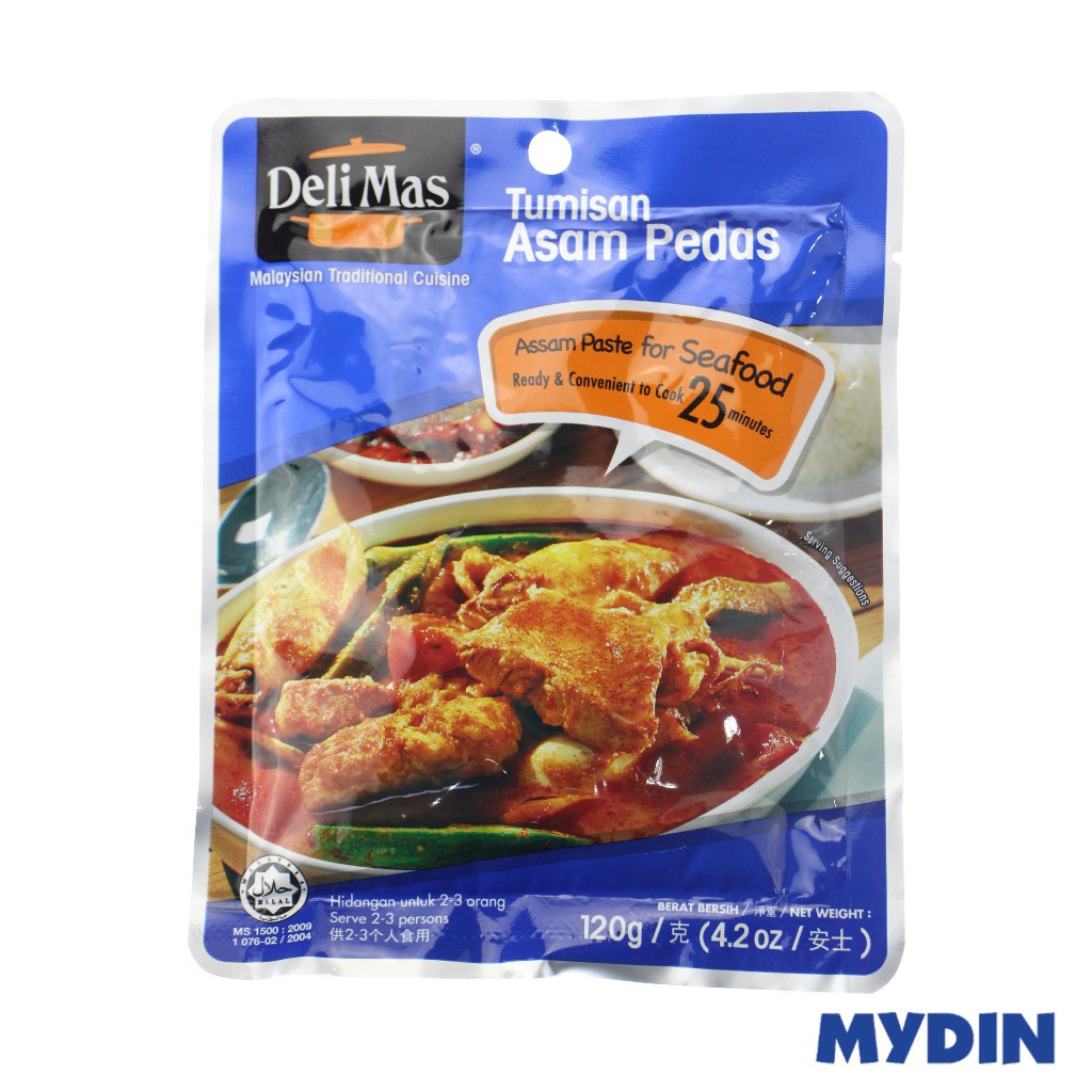Deli Mas Assam Paste for Seafood (120g) | Shopee Malaysia