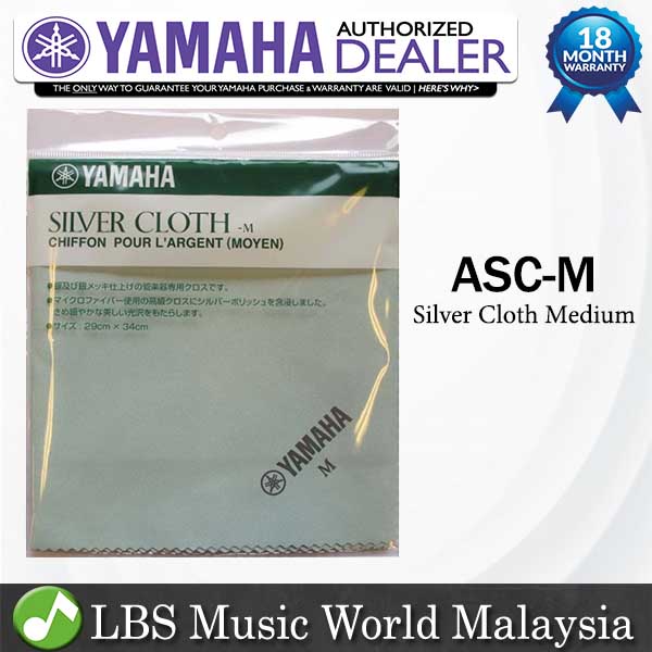 Yamaha Silver Cloth for Trombone Trumpet Flute Piccolo Euphonium Horn ...