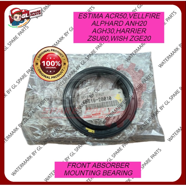 FRONT ABSORBER MOUNTING BEARING ORIGINAL TOYOTA ESTIMA ACR50 VELLFIRE ...