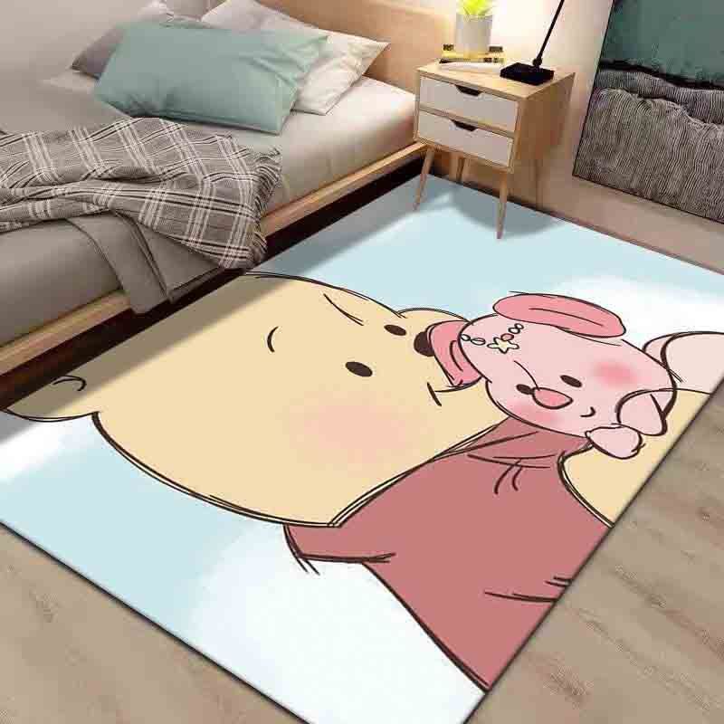 A Wipe Clean Washable Carpet Cartoon Winnie the Pooh Bedroom Living ...