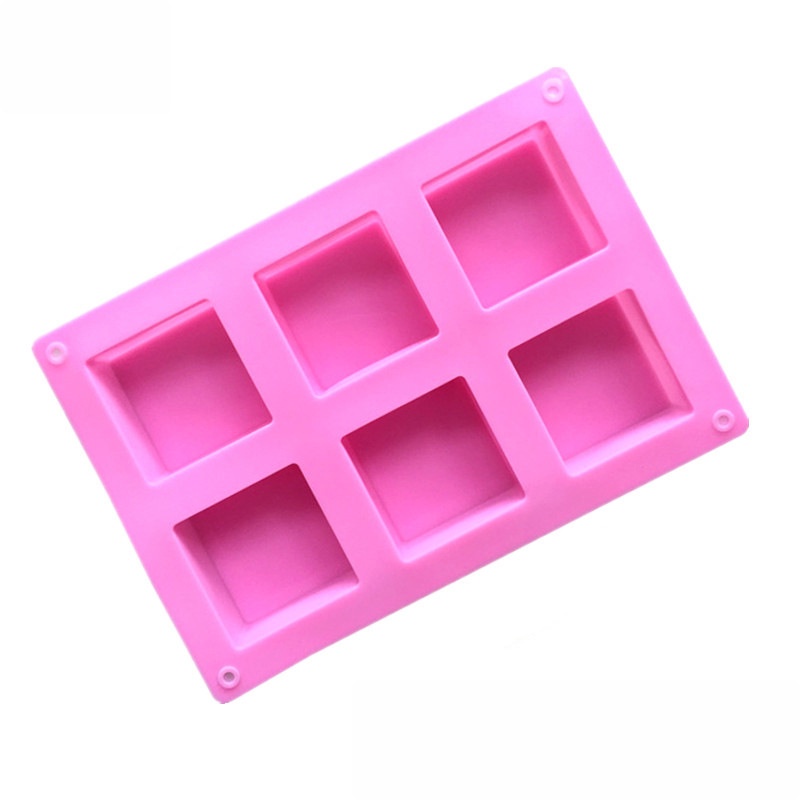 Silicone Square Mold 6 Square Molds Square Silicone Cake Mold diy ...
