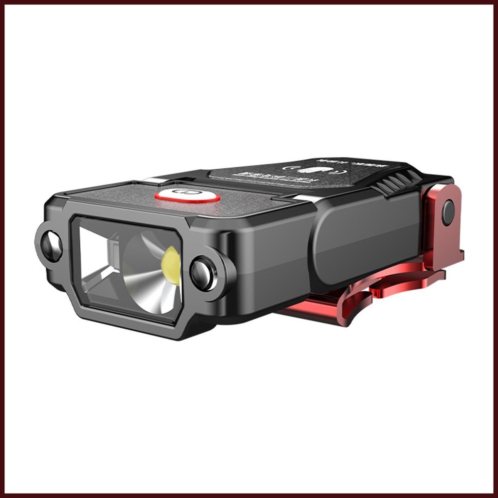 Flashlight Clip Rechargeable Sensor Hat Clip Light Long-Lasting 1000 ...