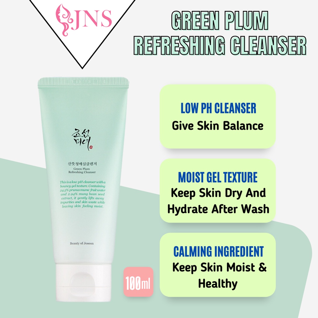 Beauty Of Joseon Green Plum Refreshing Cleanser/Mung Bean Seed Extract ...