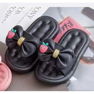 Mago Kid's Girls Colourful Cute Ribbon Fashion Sandal Slipper Girls ...