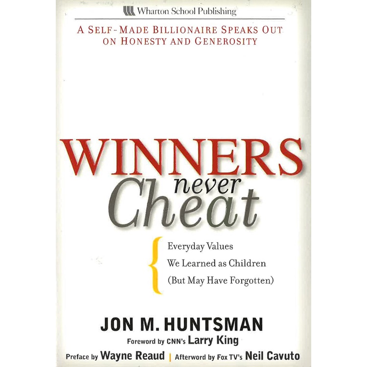 [BnB] Winners Never Cheat: Everyday Values We Learned as Children But ...