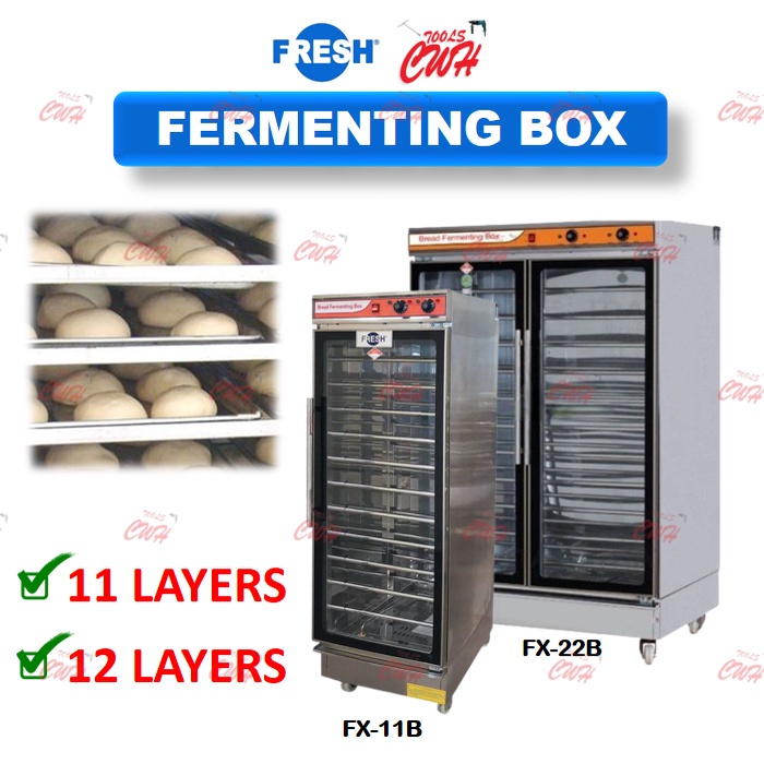 FRESH 11 22 LAYER FERMENTING BOX FX-11B FX-22B PROOFER FERMENT BREAD ...