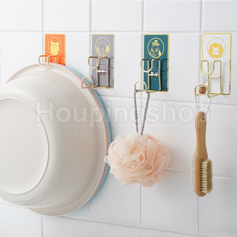 Stainless Steel Magic Wash Basin Hook Non marking Super Adhesive ...