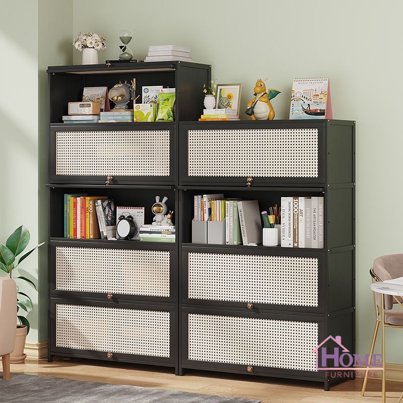 🍁Storage Cabinet/Shelf/Floor to Floor Bookcase/Multi functional Multi ...