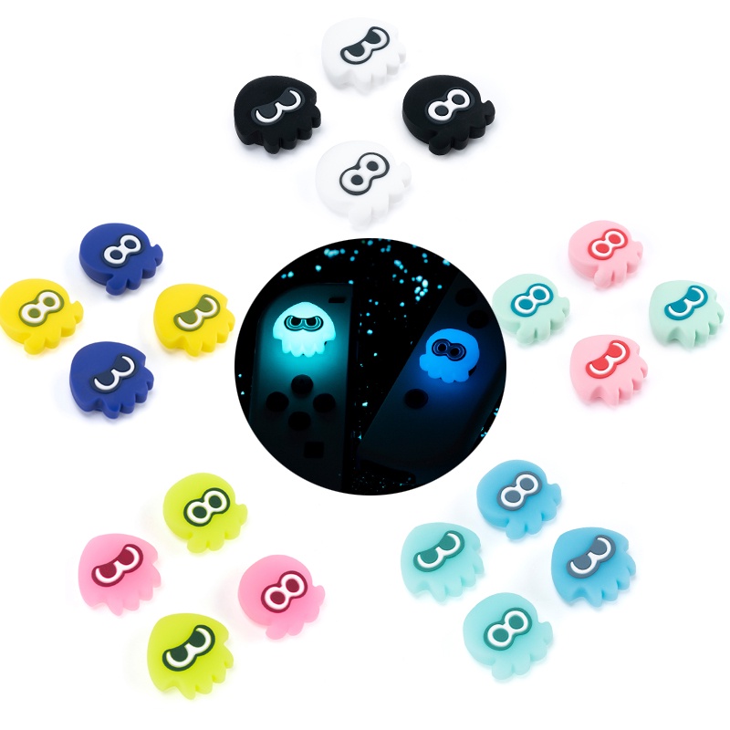 Switch Thumb Grips Joystick Caps for Splatoon Nintendo Switch/OLED/Lite ...