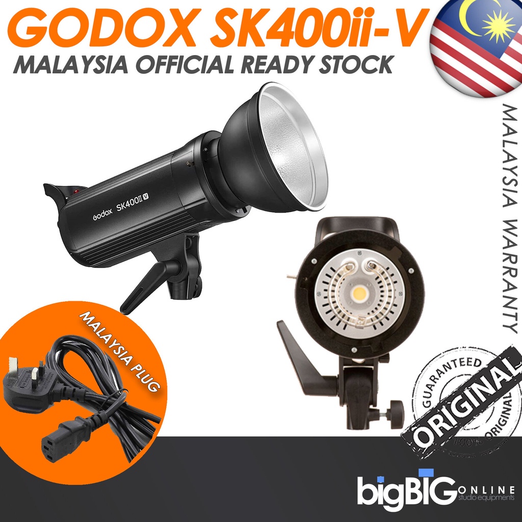 (READY STOCK) GODOX SK400II-V Indoor Studio Light Lampu Studio 400W ...