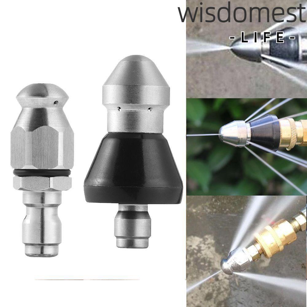 WISDOMEST 1 Forward 6 Rear 3 Rear Jets Environmental Protection Pressure Drain Washer Nozzle ...