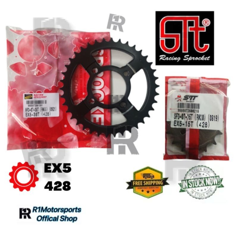 [428 STT]EX5 DREAM W100 EBONUS MR2 MR3 428 Sprocket Steel Harden Front ...