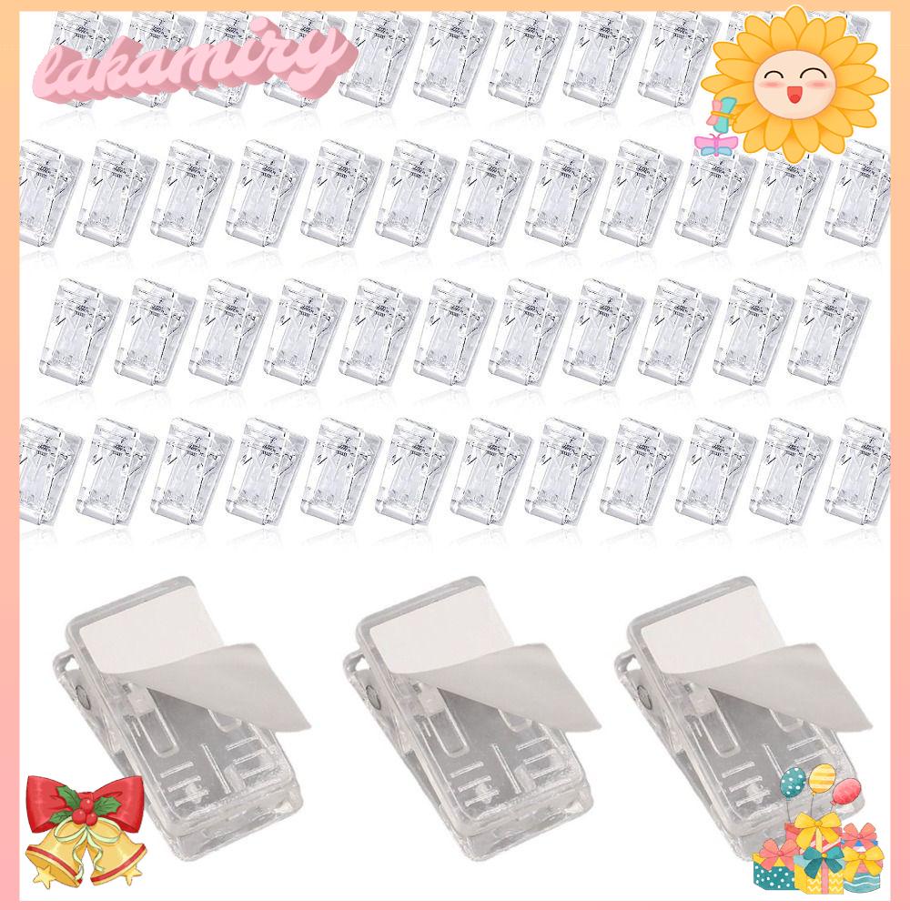 LAKAMIRY Wall Clips, Sticky Plastic Sticky Clips, Christmas Decorations ...