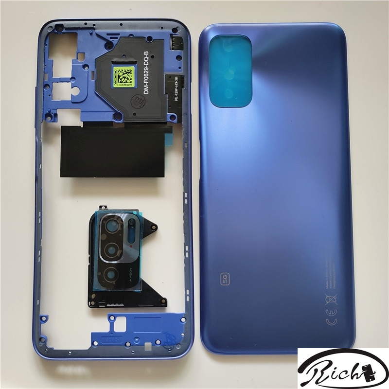 Original Battery Cover Rear Door Housing Back For Xiaomi Redmi Note 10 ...