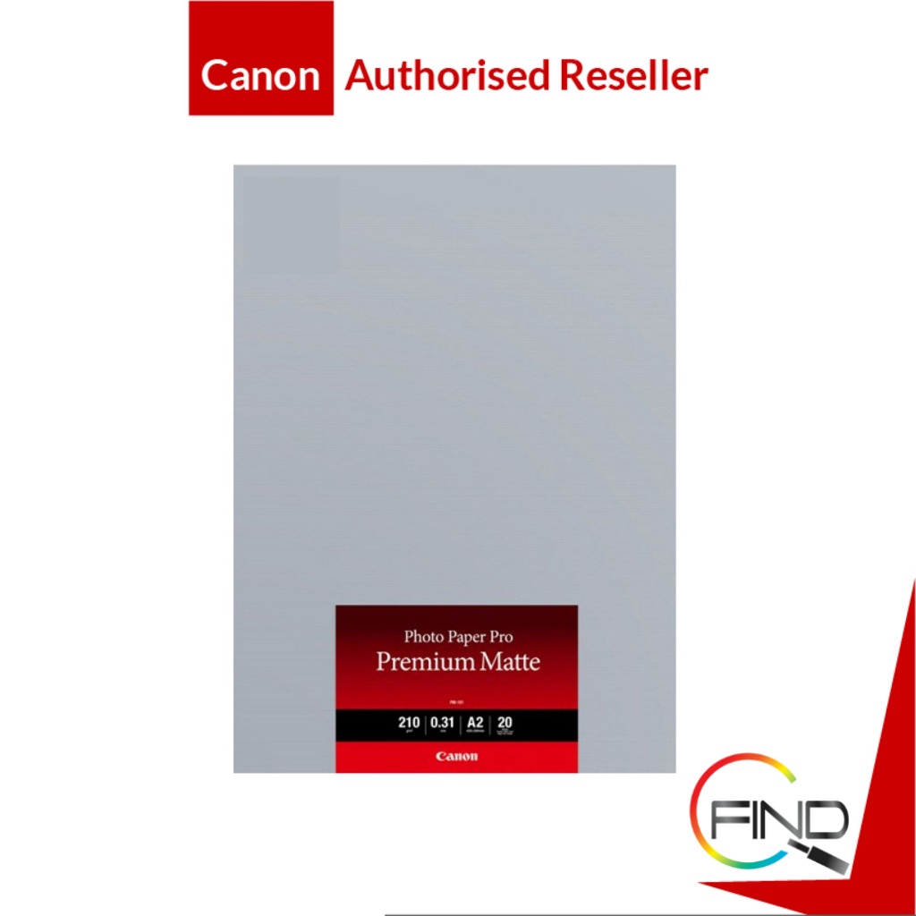 Canon PM-101 A2 (20PCS) New Photo Paper Pro Premium Matte Paper (210g ...