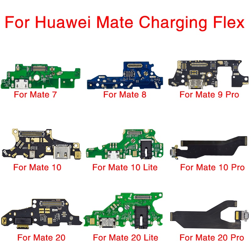 1pcs Charging Flex Cable For Huawei Mate 7 8 9 10 20 Pro Charger Port USB Dock Connector ...