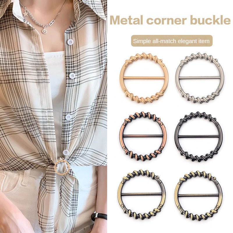 Fashion Silk Scarf Buckle Accessories Women's Webbing Shawl Buckle ...