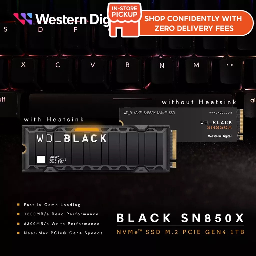 # Western Digital WD Black SN850X Series NVMe PCIe Gen4 x4 M.2 SSD ...