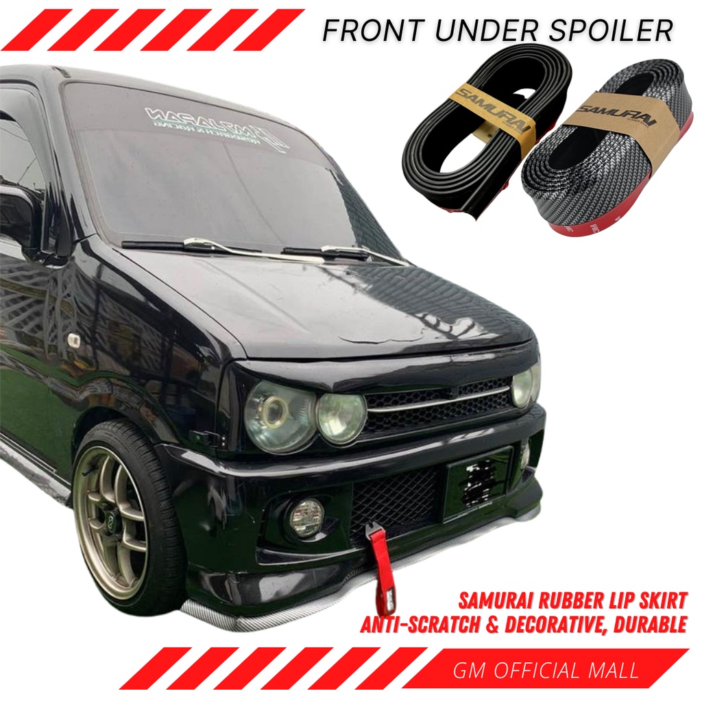 PERODUA KENARI SAMURAI LIP Front Rear Side Bumper Lip Skirt Skirting ...