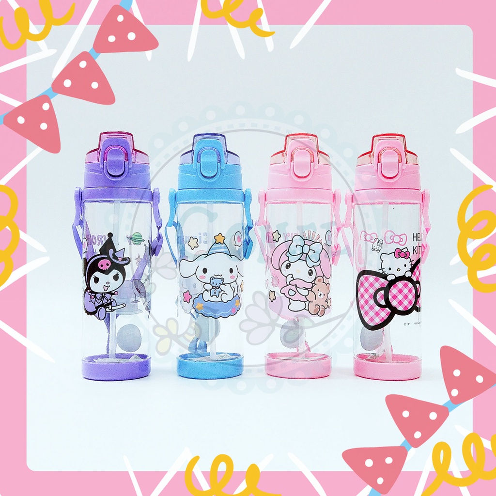 Comel Kids Botol Kuromi Melody Hello Kitty Cinnamoroll Water Bottle ...