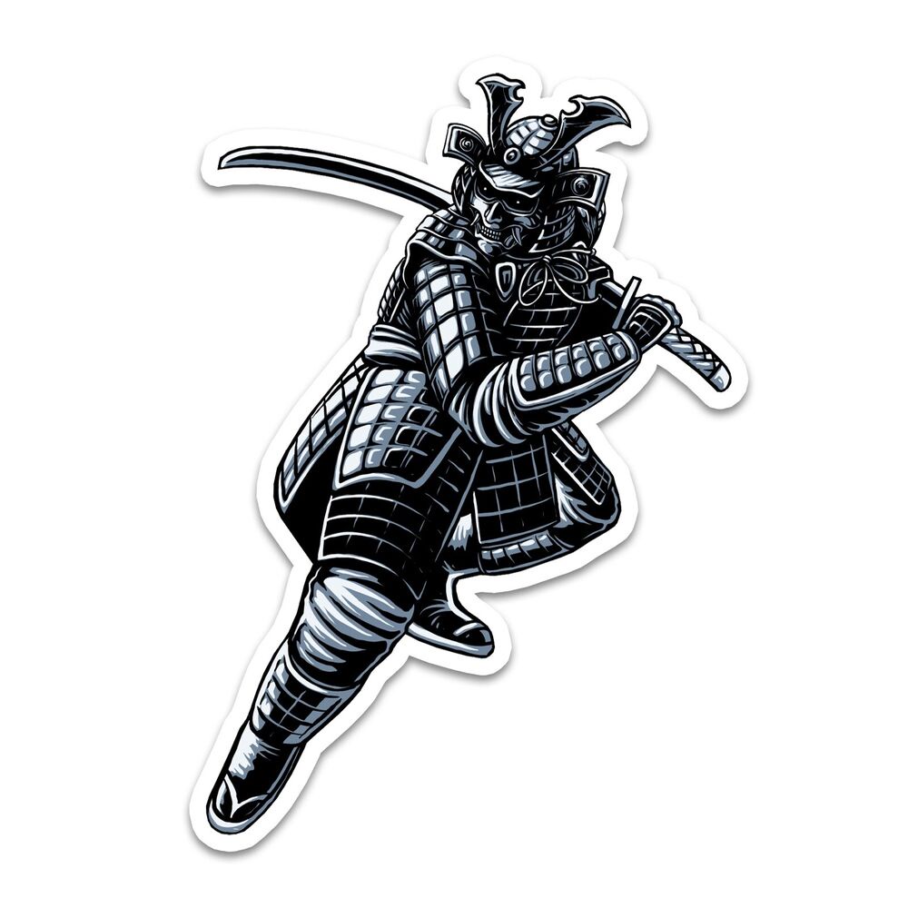Japan Samurai JDM Sticker Vinyl Decal Japanese Car Motorcycle Warrior ...