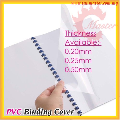 A4 PVC Binding Cover | Rigid Sheet | Transparent PVC COVER | Plastic ...