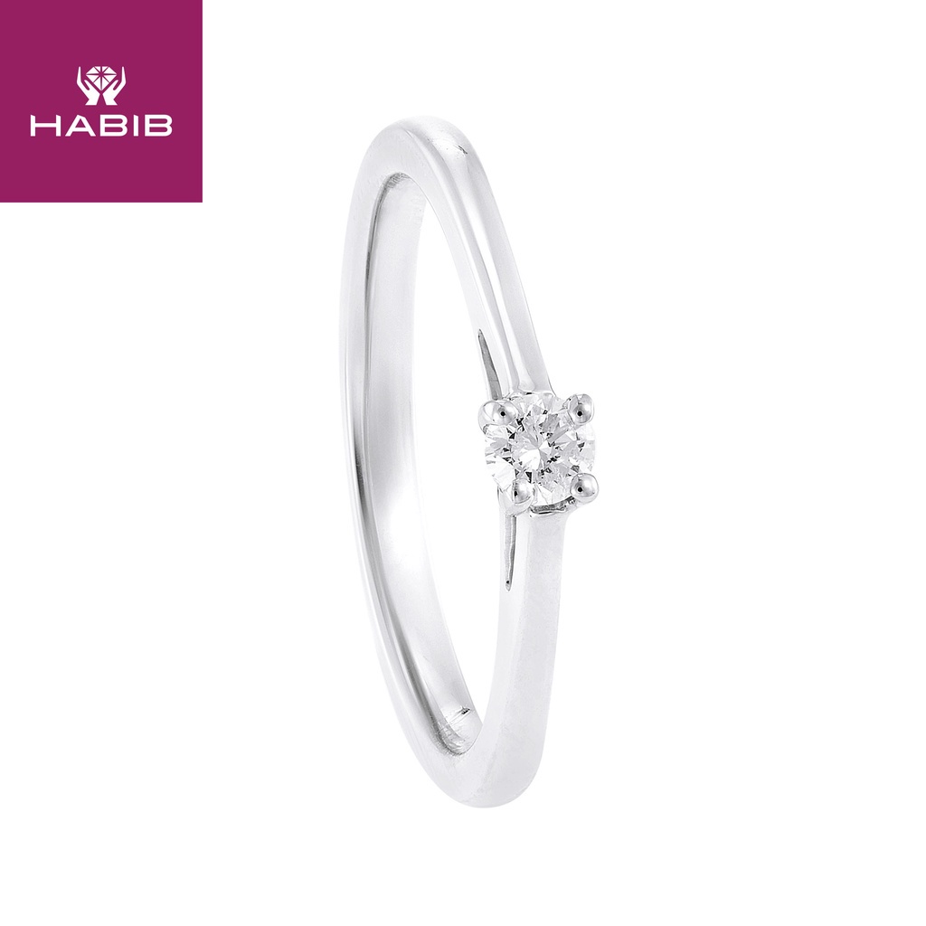 HABIB Round Diamond Ring in 375/9K Gold 266170323 | Shopee Malaysia
