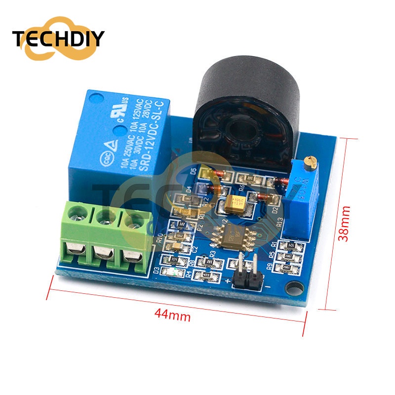 Ac Current Detection Sensor Module 5v 12v 24v Relay Protection Module