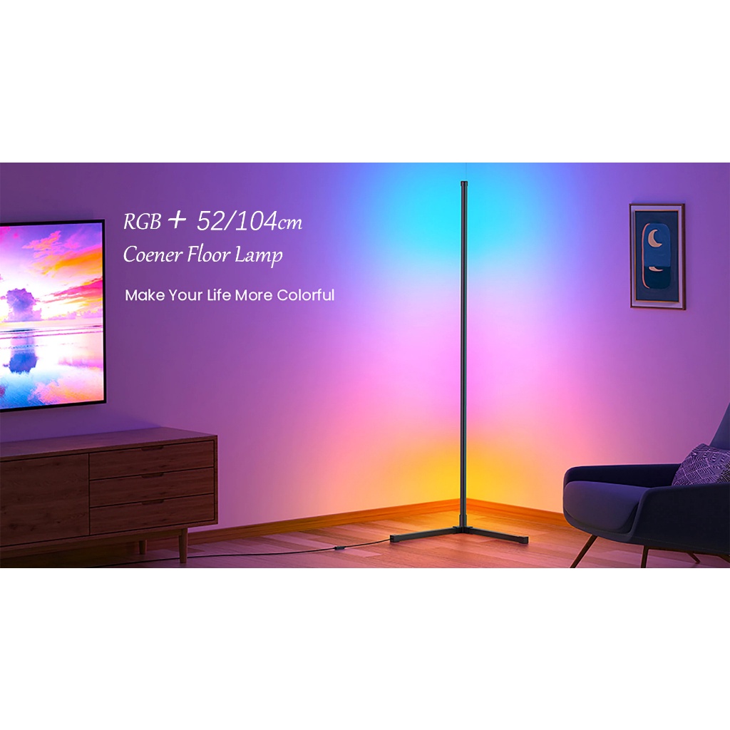 UGL RGB Light With Controller Room Ambient Light Room Stand Lampu Bilik ...