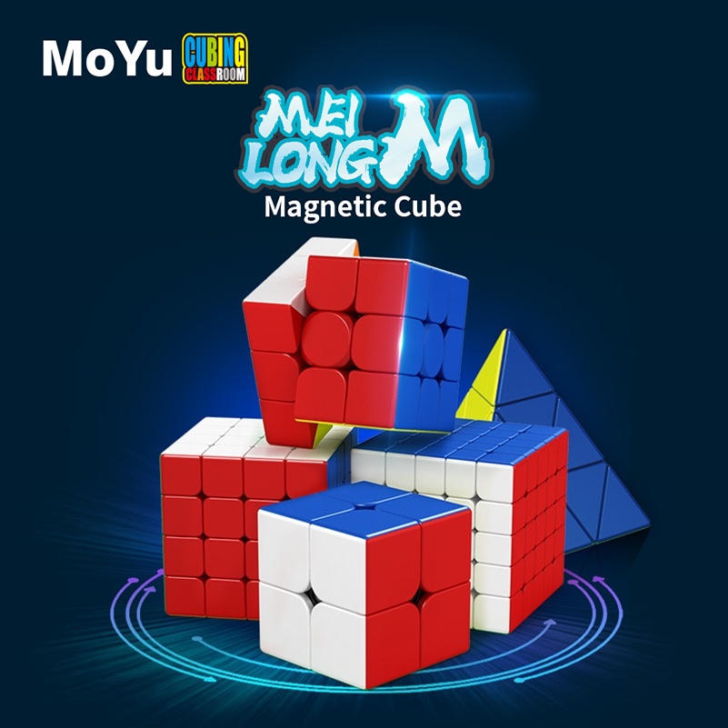 Moyu Meilong 3M 2M 4M 5M 2x2 3x3 4x4 5x5 Magnetic Magic Speed Cube Cubing Classroom Magnets ...