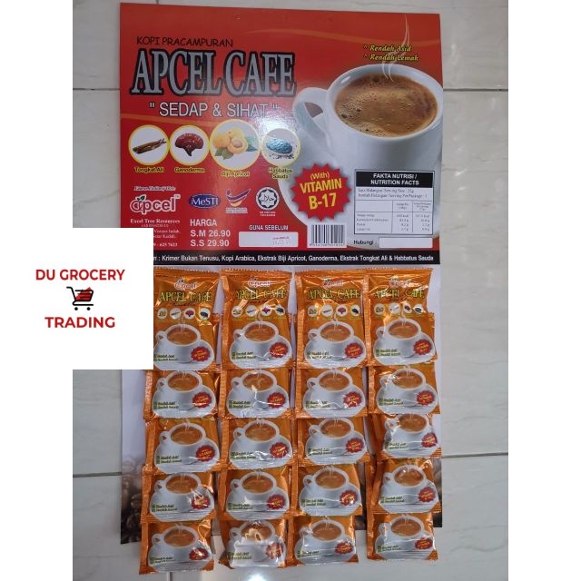 Apcel Cafe Papan / Kopi Apcel Papan 20 sachet - Tray | Shopee Malaysia