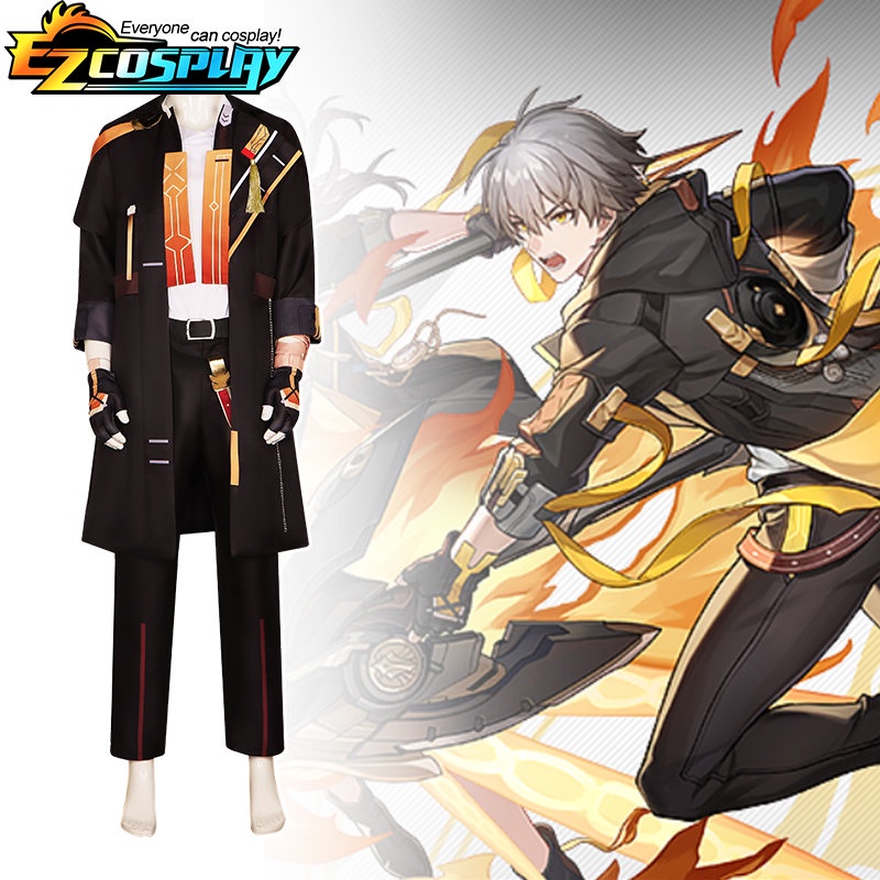 Trailblazer Cosplay Game Honkai Star Rail Costume Wig Anime Men Uniform ...