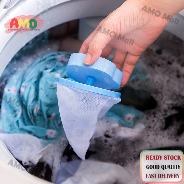 🔥AMOMALL🔥Washing Machine Dust Filter Bag Filter Hair Remover Washing ...
