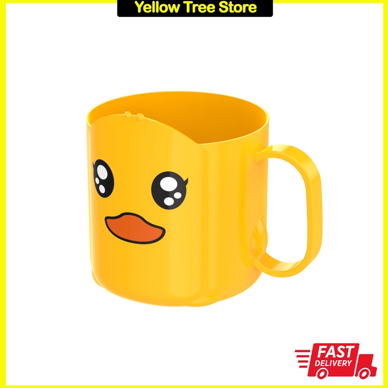 Yellow Tree Yellow Duck Cup Kids Ducky Cute Plastic Cup Cawan Itik ...
