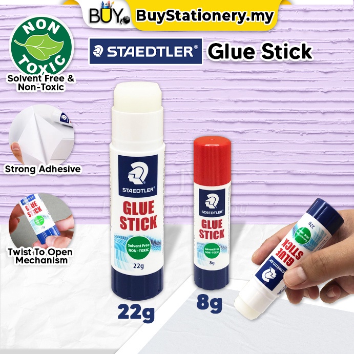 Staedtler Glue Stick Washable Non Toxic Gam Kertas - (1s/Pcs) Adhesive ...