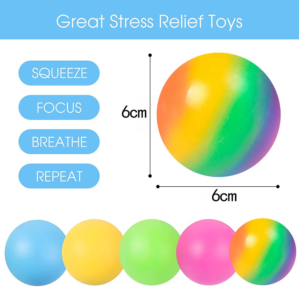 Pressure Needoh Rainbow Antistress Ball Antistress Change Colour ...
