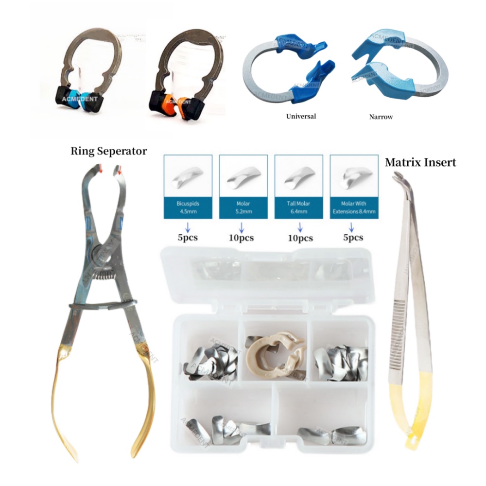 Dental Sectional Matrices Ring Matrix Bands Titanium Clamp Matrice ...