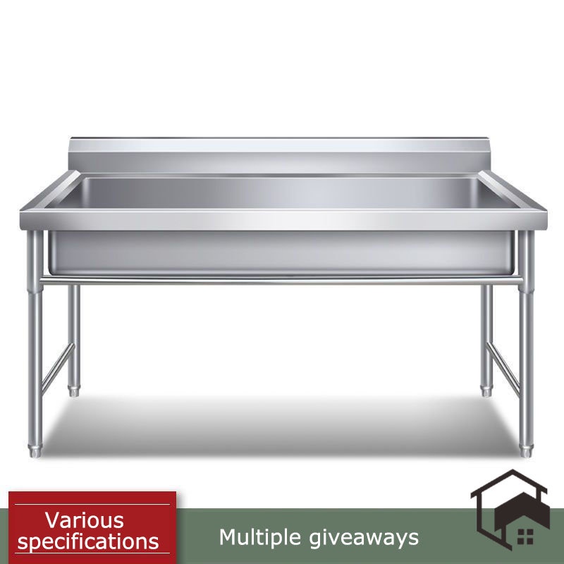 304 Stainless Steel Sink Kitchen Sink Lengthened Washing Outdoor Sink ...