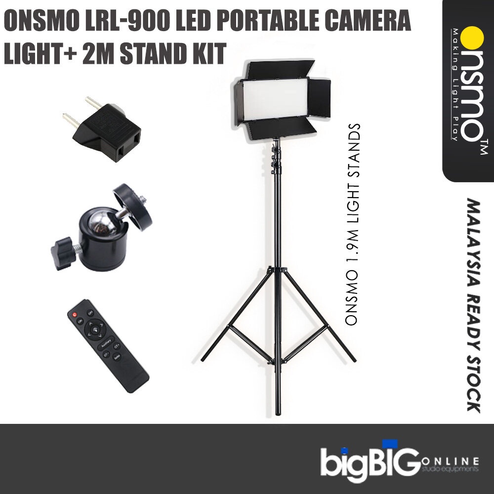 Onsmo RL-900 LED Portable Camera Light 3000K-6500K | Shopee Malaysia