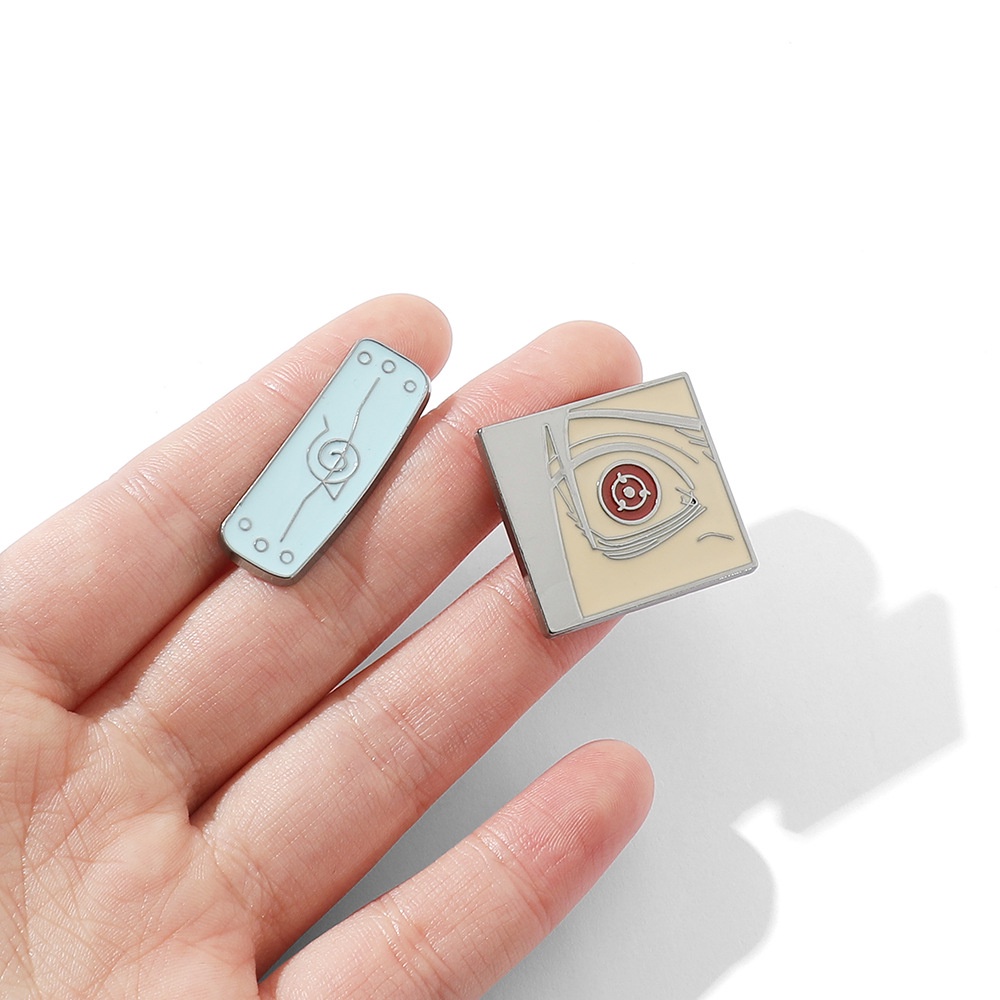 Naruto Akatsuki Brooch Pin Konoha Village Ninja Uzumaki Uchiha ...