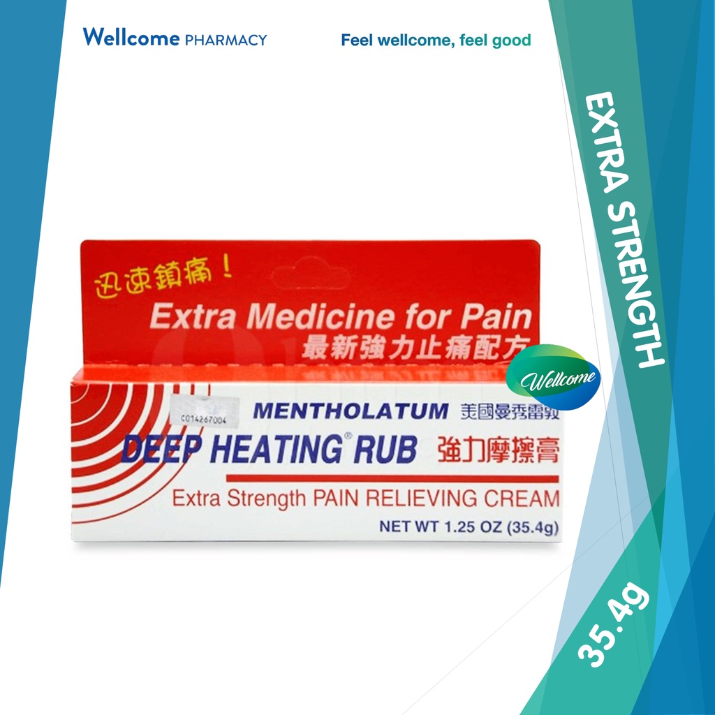 Mentholatum Deep Heating Rub Extra Strength - 35.4g | Shopee Malaysia