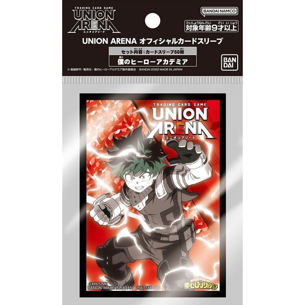 Union Arena Trading Card Game Official Card Sleeve My Hero Academia ...
