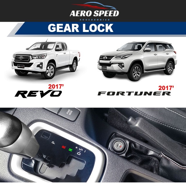 Sustec Toyota Hilux Revo Fortuner 2016 - 2023 Automatic Gear Lever Lock ...