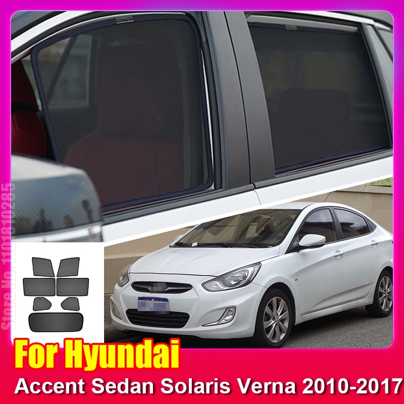 For Hyundai Accent Sedan SOLARIS Verna 2010-2017 Car Window SunShade ...