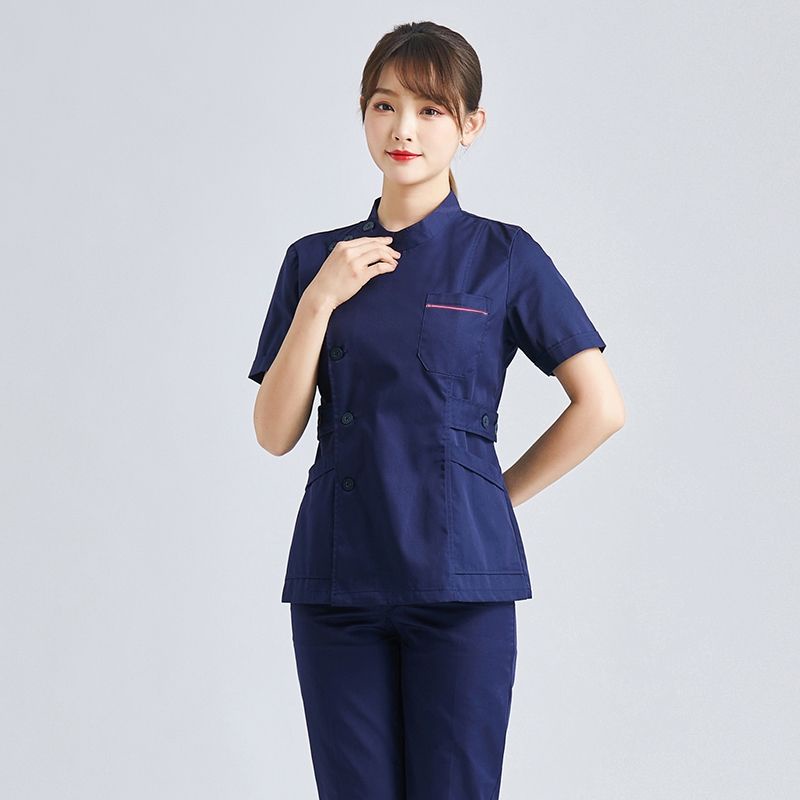 Free Name Nurse Uniform for Women Scrub Suit Short Sleeve Full Set ...