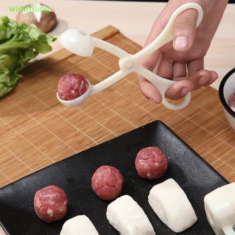 widefiling Plastic Meatball Maker Clip Non-Stick Fish Ball Rice Ball ...