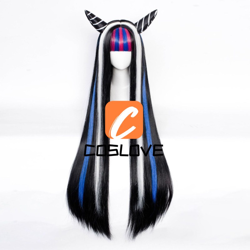 Manmei Anime Danganronpa Mioda Ibuki Cosplay Simulation Scalp Long ...
